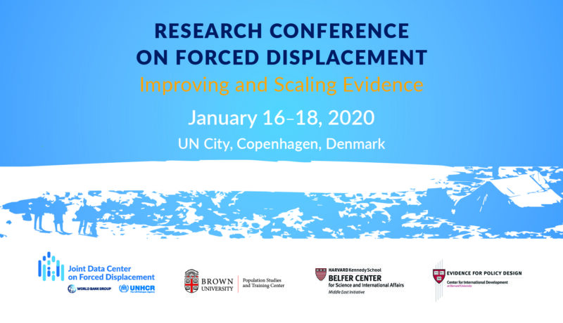 1st Research Conference on Forced Displacement - Joint Data Center 1st Research Conference on Forced Displacement - Joint Data Center